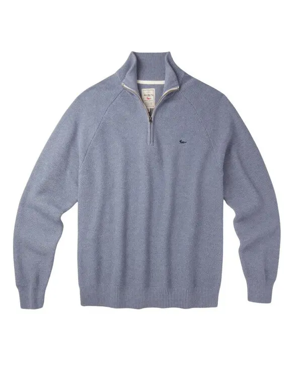 AUBIN Long Sleeve Zip Neck Jumper