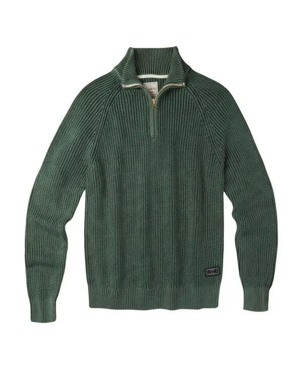 AUBIN Martin Zip Neck Long Sleeve Jumper
