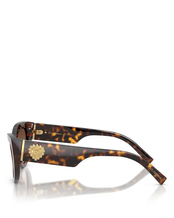 Dolce & Gabbana Cat Eye Sunglasses, 55mm