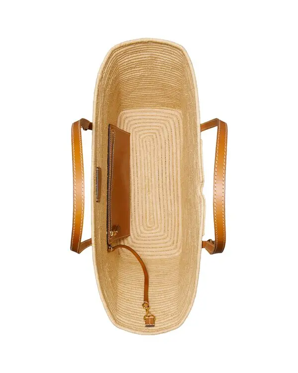 Tory Burch Ella Large Structured Tote - Natural