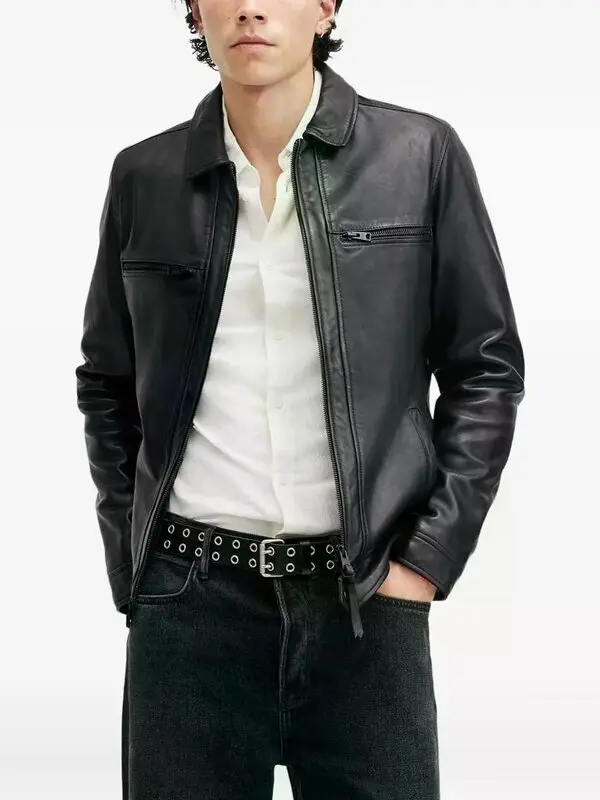 ALLSAINTS Luck Leather Jacket - Black
