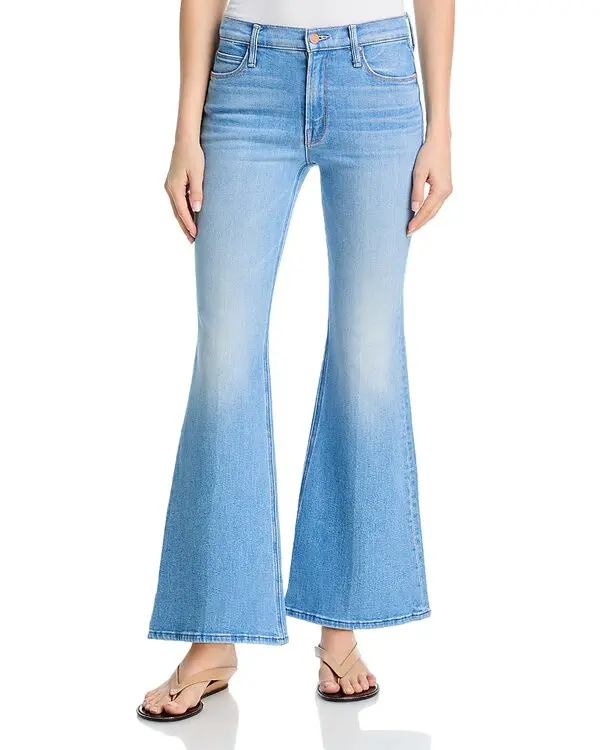 MOTHER Lil Doozy Mid-rise Wide-leg Jeans - Room Service