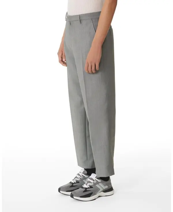 LANVIN Straight-leg Mohair Wool Trousers