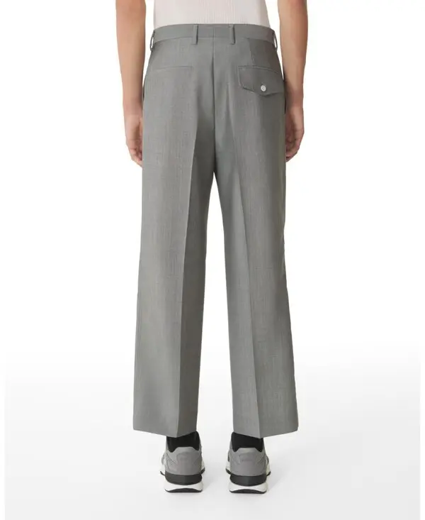 LANVIN Straight-leg Mohair Wool Trousers