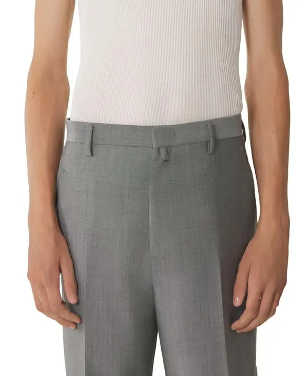 LANVIN Straight-leg Mohair Wool Trousers