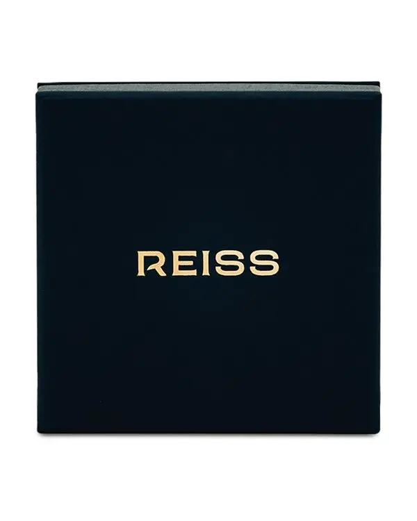 REISS Orla Sculptural Disc Pendant Necklace - Gold