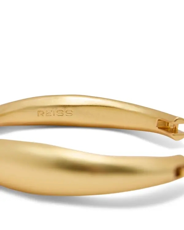 REISS Sierra Sculptural Bangle Bracelet - Gold