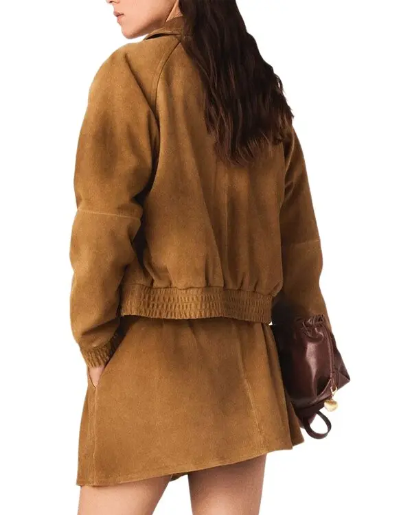 Maje Binglesa Suede Jacket