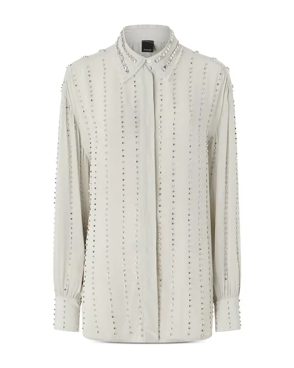 Pinko Embellished Viscose Blouse