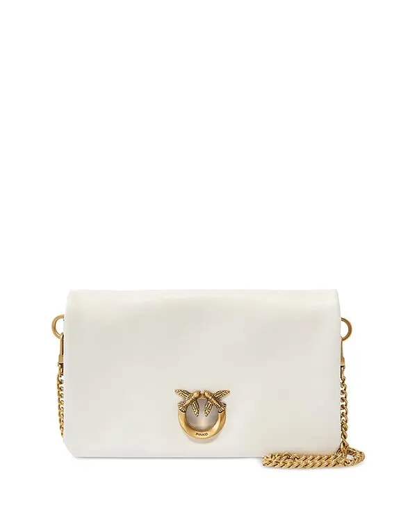 Pinko Click Soft Mini Leather Shoulder Bag - Zq