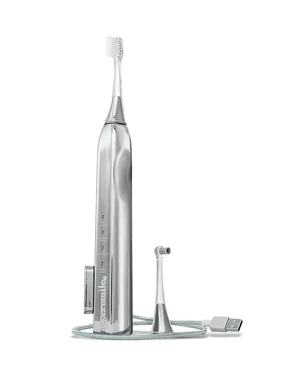 SUPERSMILE Zina45 Sonic Pulse Toothbrush Chrome No Case - Silver