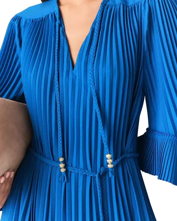 Maje Rilaje Short Pleated Dress