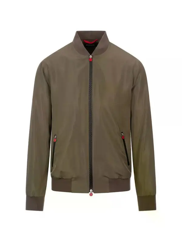 Kiton Zip-up Bomber Jacket - Green