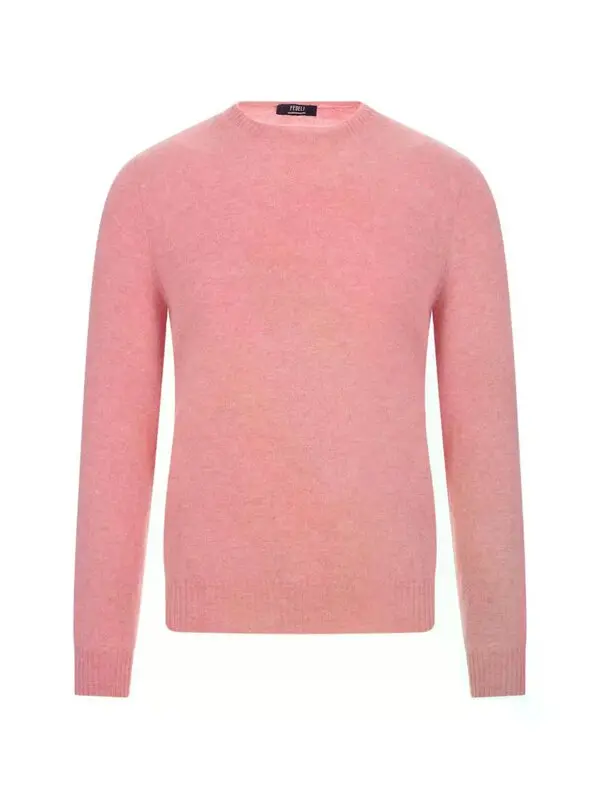 Fedeli Crew-neck Sweater - Pink