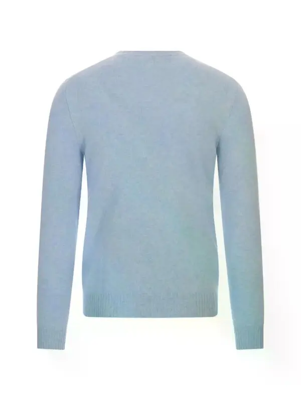 Fedeli Crew-neck Sweater - Blue