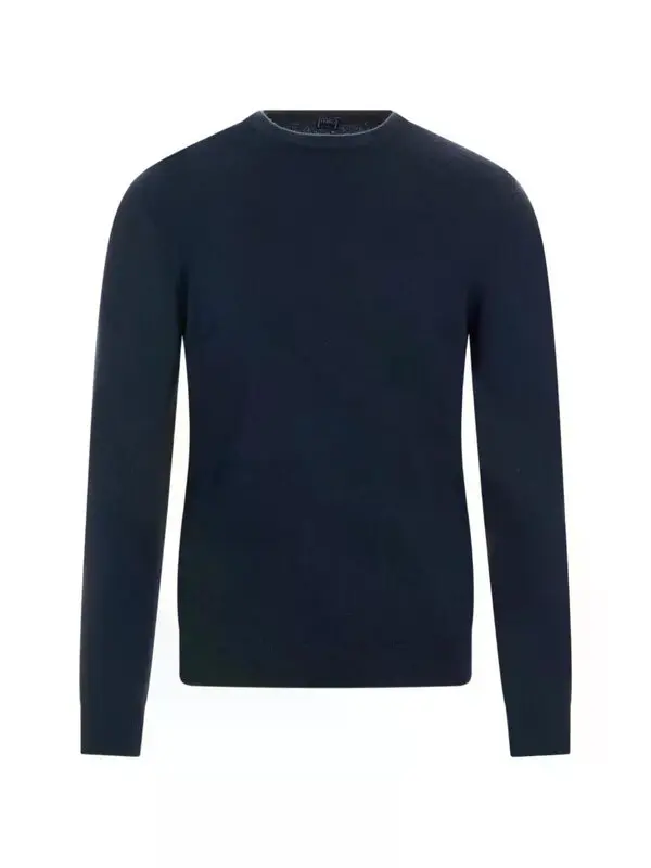 Fedeli Crew-neck Sweater - Blue