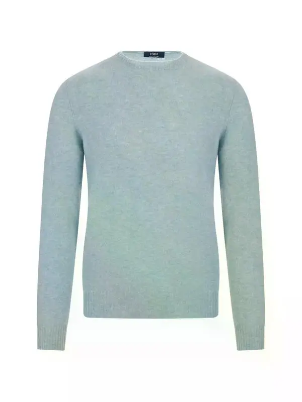 Fedeli Crew-neck Sweater - Blue