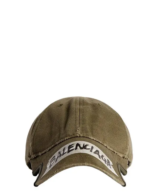 Balenciaga Masking Tape Cap - Khaki