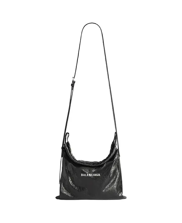 Balenciaga Shopper Dust Bag Crossbody Pouch Medium - Black