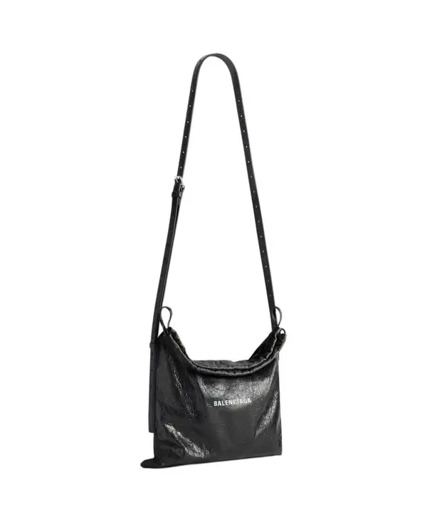 Balenciaga Shopper Dust Bag Crossbody Pouch Medium - Black