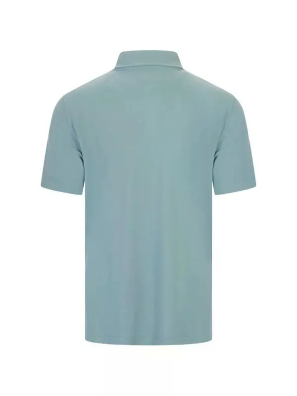 Fedeli Short-sleeve Polo Shirt - Blue