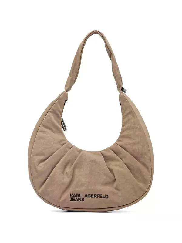Karl Lagerfeld Gathered Shoulder Bag - Brown