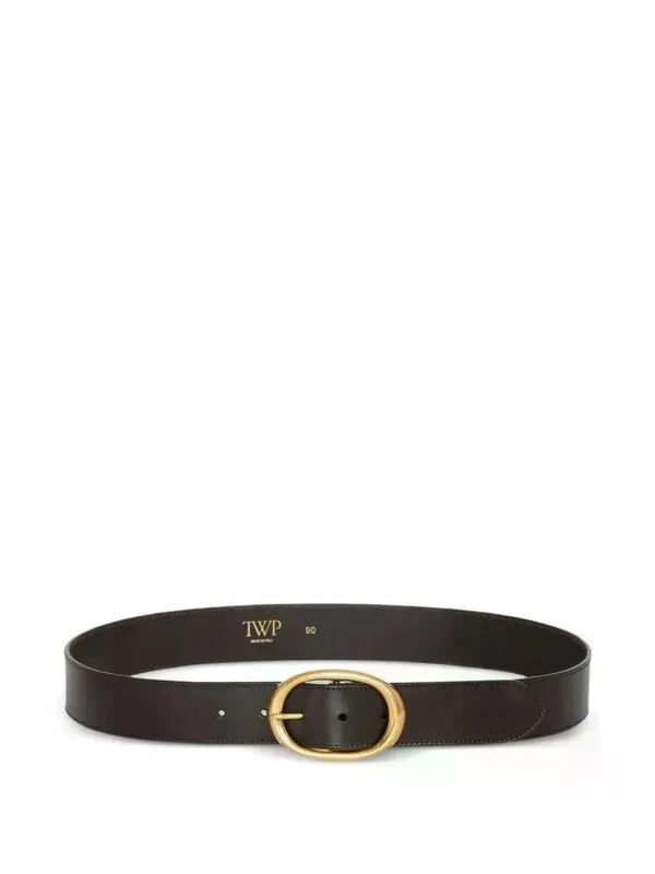 TWP Dakota Oval-buckle Belt - Brown