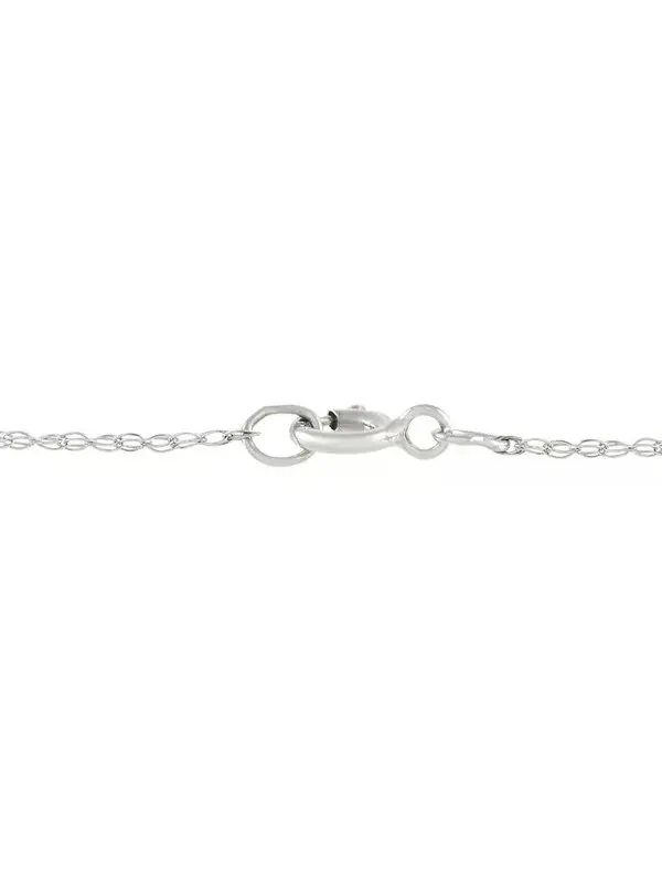 LB EXCLUSIVE 14k White Gold Diamond And Ruby Pendant Necklace