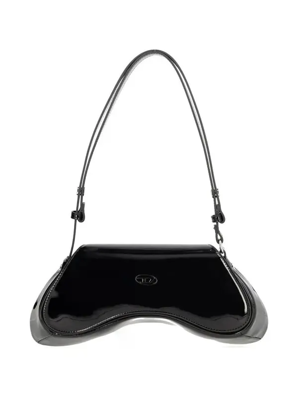 DIESEL® Play Logo-plaque Shoulder Bag - Black