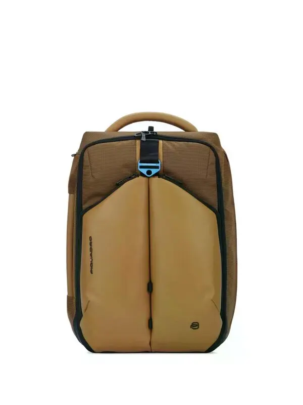 PIQUADRO Expandable Multi-compartment Backpack - Neutrals