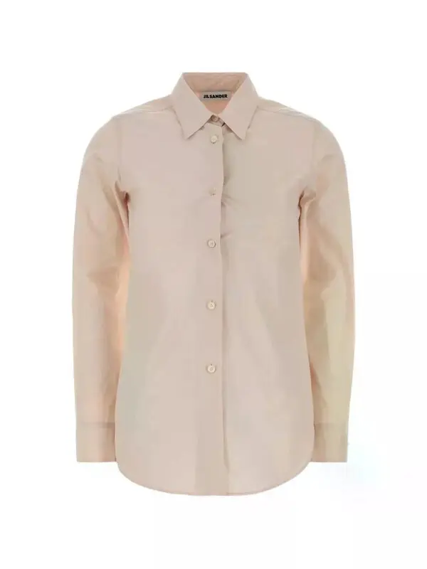 JIL SANDER Long-sleeve Poplin Shirt - Neutrals