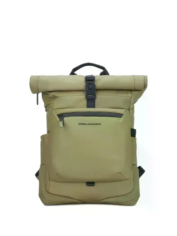 PIQUADRO Roll-top Backpack - Green