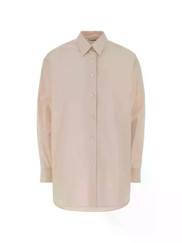 JIL SANDER Long-sleeve Oversize Shirt - Neutrals