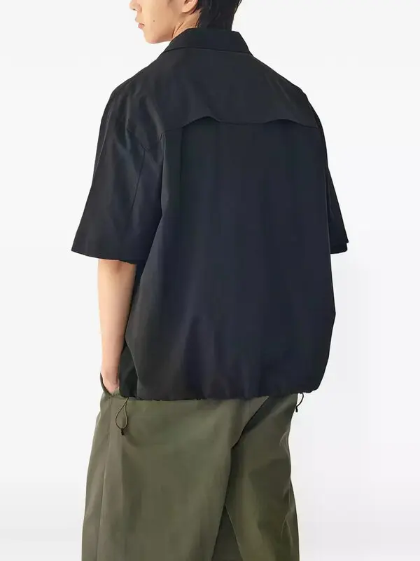 STUDIO TOMBOY Drawstring-hem Short-sleeve Shirt