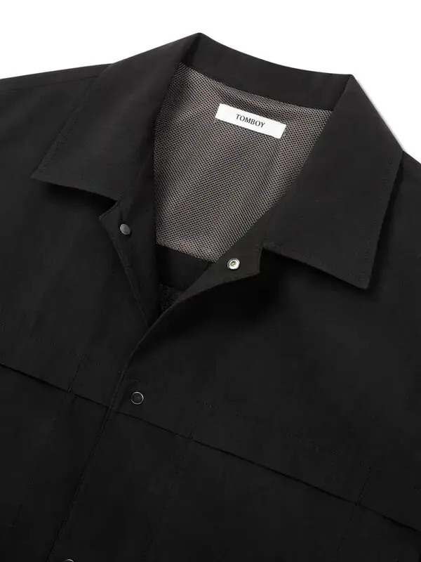 STUDIO TOMBOY Drawstring-hem Short-sleeve Shirt