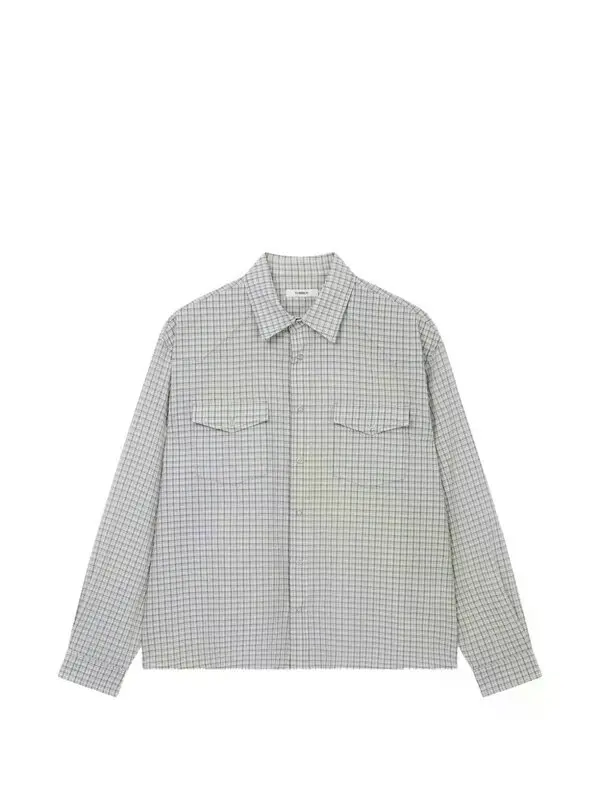 STUDIO TOMBOY Double-pocket Checkered Shirt