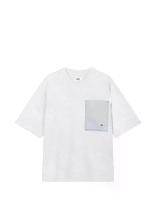 STUDIO TOMBOY Patch-pocket T-shirt - Grey