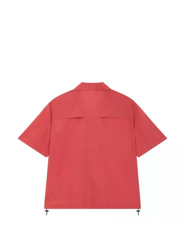 STUDIO TOMBOY Short-sleeve Drawstring-hem Shirt