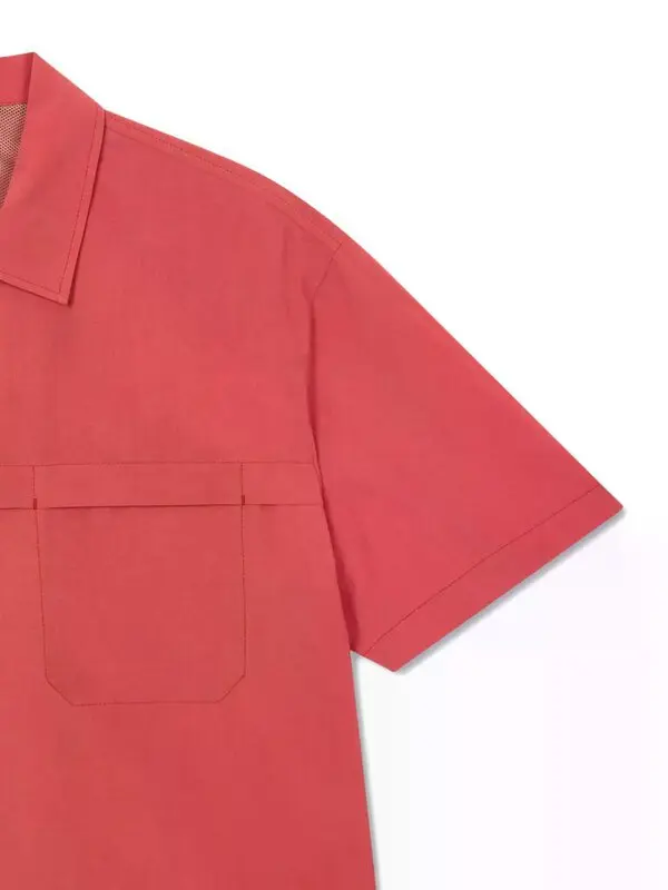 STUDIO TOMBOY Short-sleeve Drawstring-hem Shirt