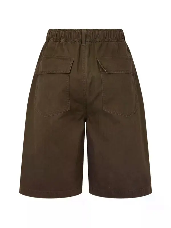 STUDIO TOMBOY Herringbone-texture Shorts - Brown
