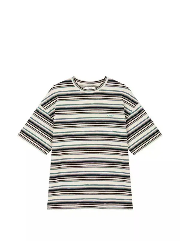 STUDIO TOMBOY Striped T-shirt - White