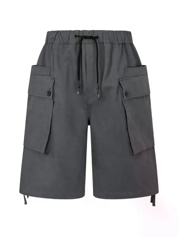 STUDIO TOMBOY Drawstring-waist Cargo Shorts - Grey