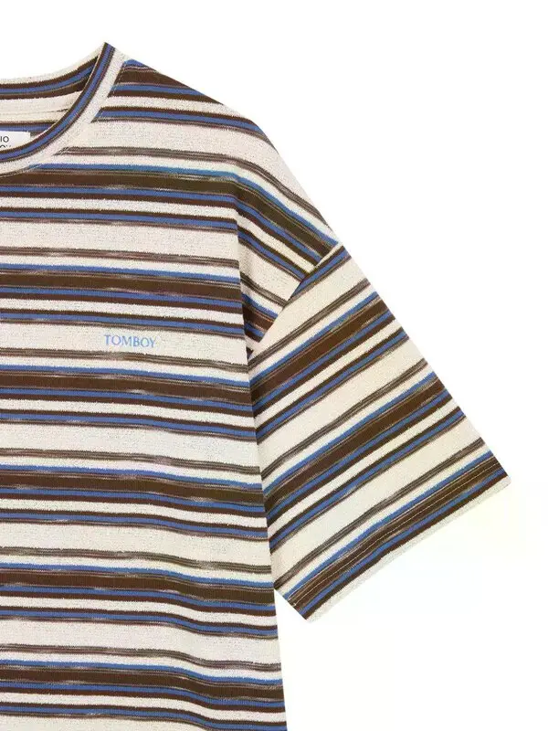 STUDIO TOMBOY Striped T-shirt - Neutrals