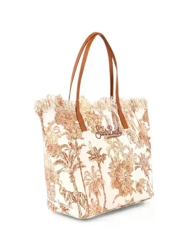 MC2 SAINT BARTH Jungle-print Tote Bag