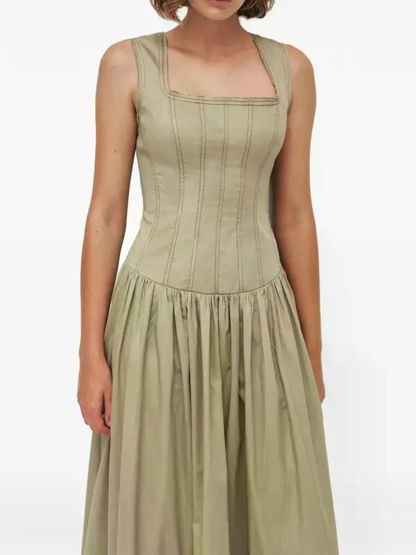 Aje Parallel Midi Dress