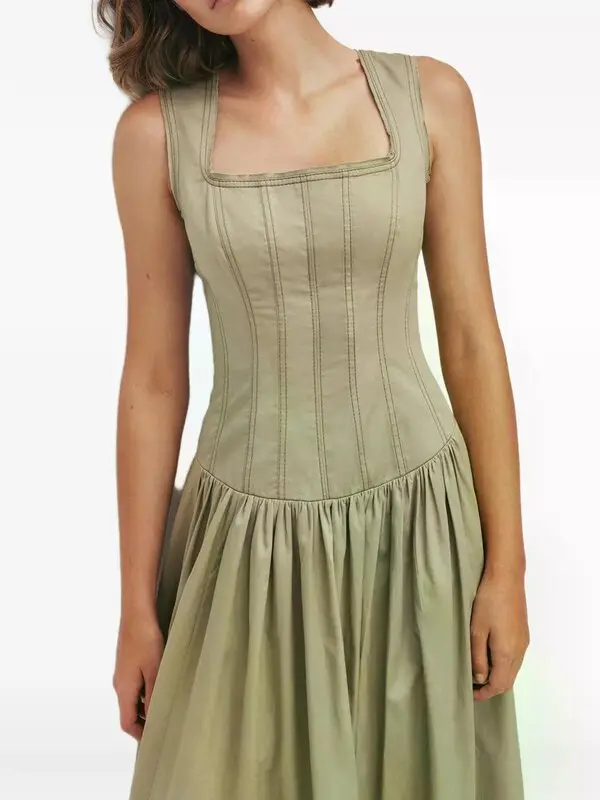 Aje Parallel Midi Dress