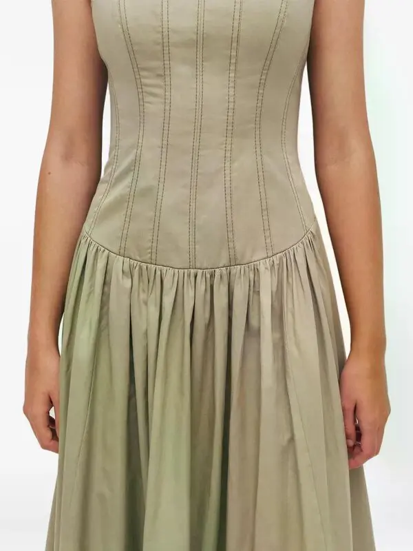 Aje Parallel Midi Dress