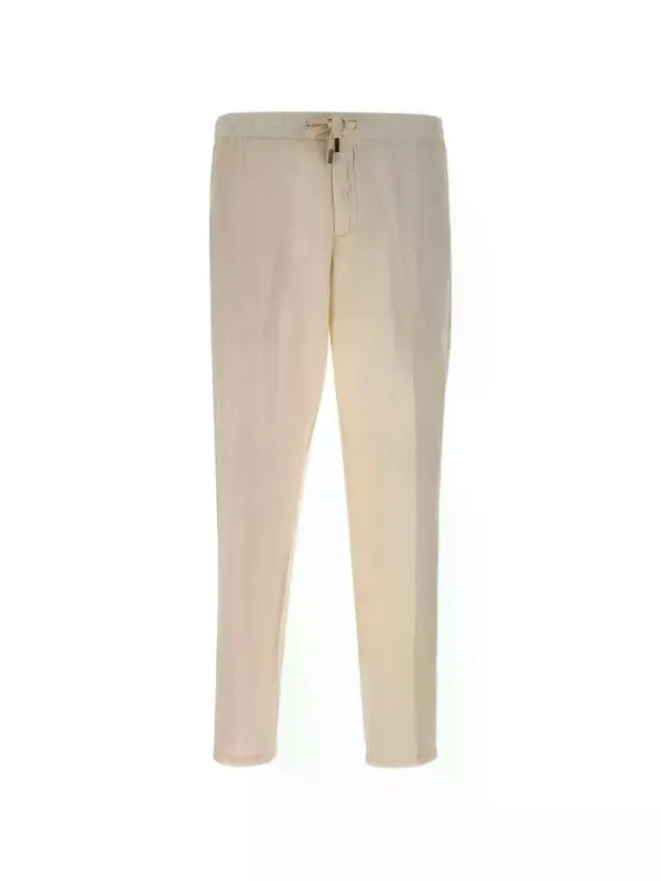 PERFECTION Drawstring Tapered Trousers