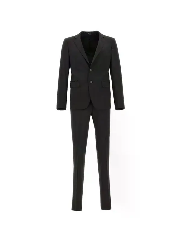 Brian Dales Two-piece Single Breasted Suit - Black