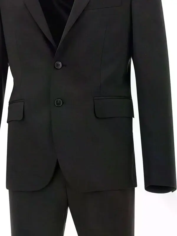 Brian Dales Two-piece Single Breasted Suit - Black